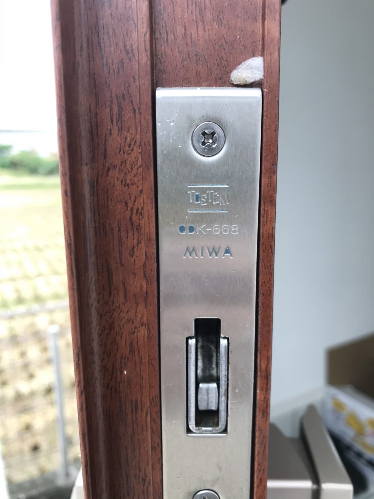 【岸和田市加守町】トステム プレナス 電子錠 インターロックからイージスゲート交換 【QDK-668+751+668】 工事事例｜大阪府堺市で鍵･防犯のことなら カギの救急車 鳳店