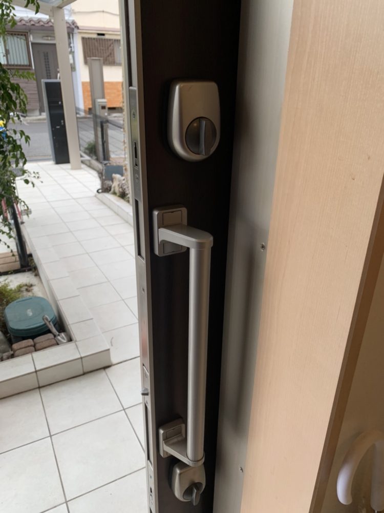 【堺市中区東八田】Ykk ap コンコード 引き戸 鍵交換 美和ロック 【DAF】鍵取り換え シリンダー交換 工事事例｜大阪府堺市で鍵･防犯のことなら カギの救急車 鳳店