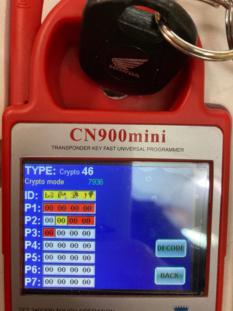 ホンダオートバイ イモビライザー 『H.I.S.S』 合鍵 RC62 インテグラ 工事事例｜大阪府堺市で鍵･防犯のことなら カギの救急車 鳳店